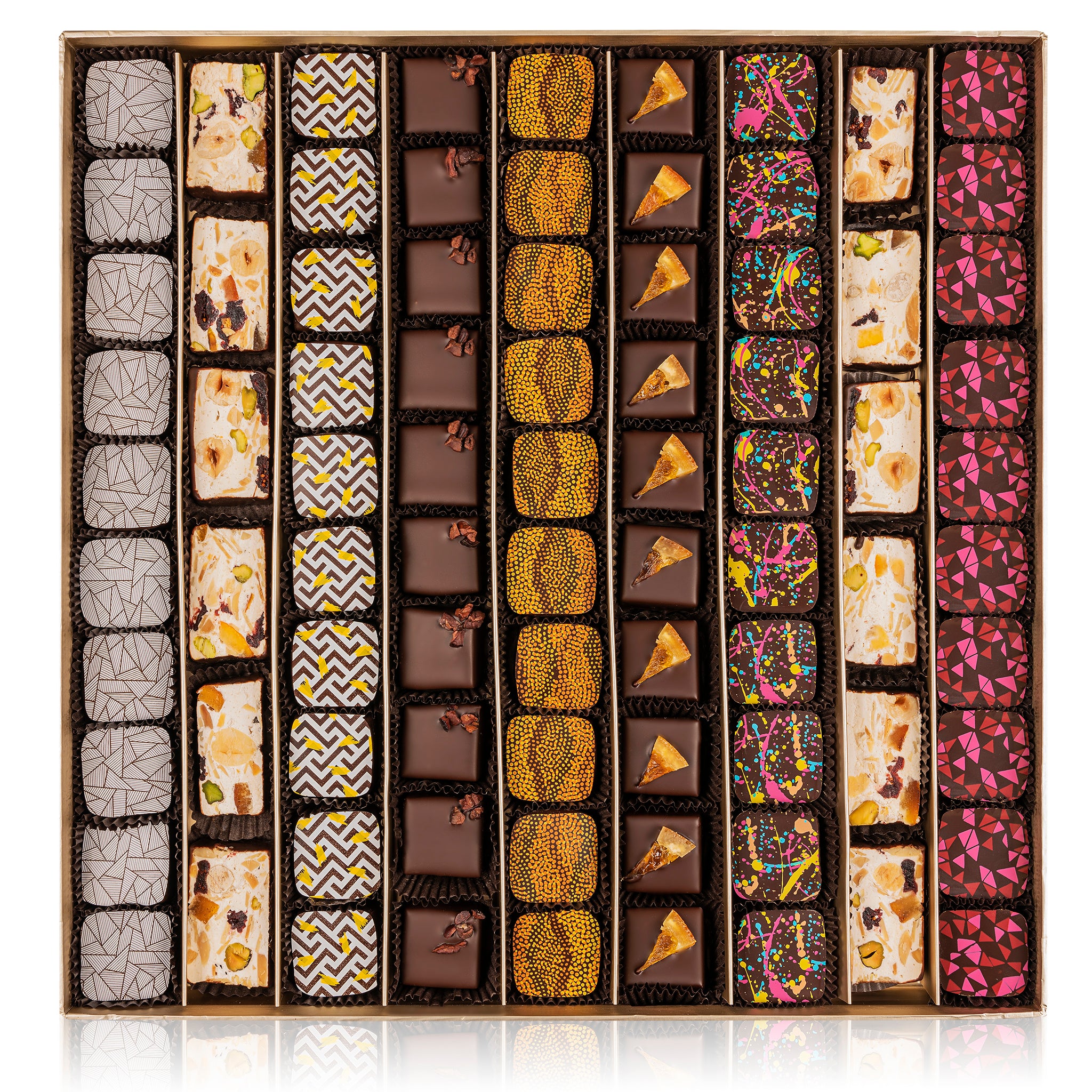Truffle Collection - Croco Labyrinth Box - 90pcs – NETO Chocolate
